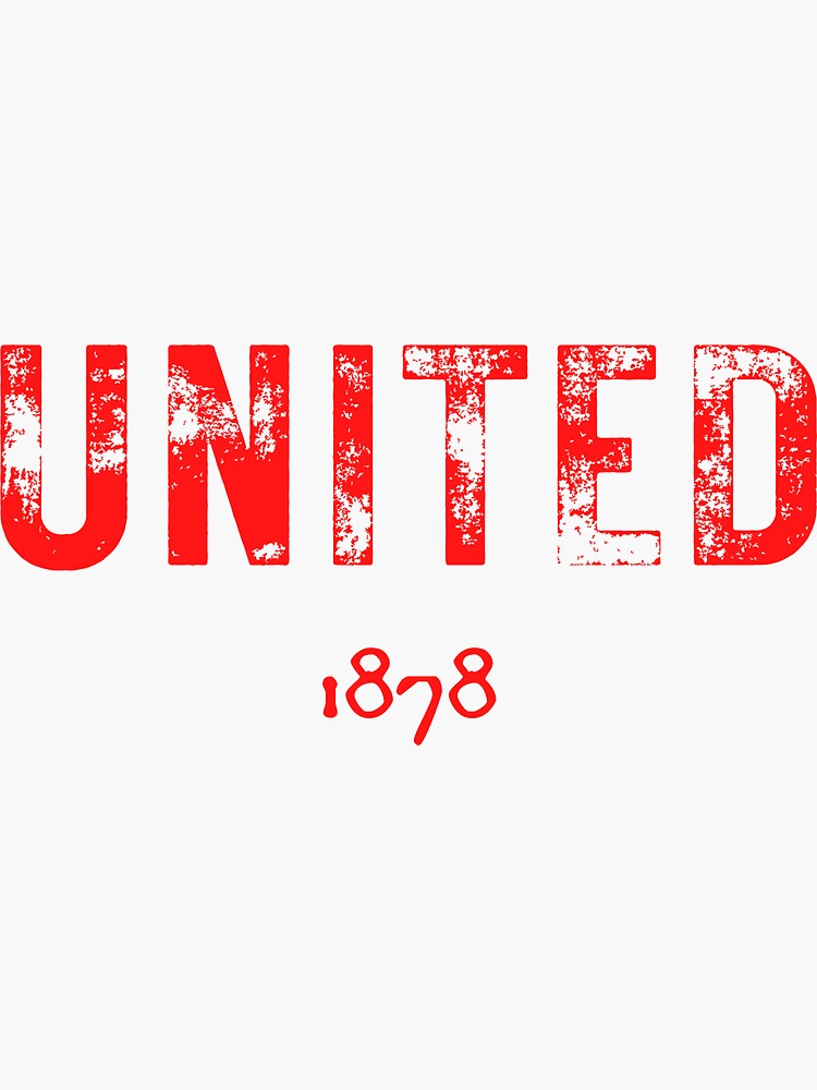 "UNITED " Sticker for Sale by HaytemShop | Redbubble