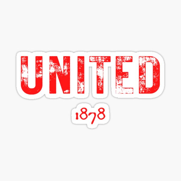"UNITED " Sticker for Sale by HaytemShop | Redbubble