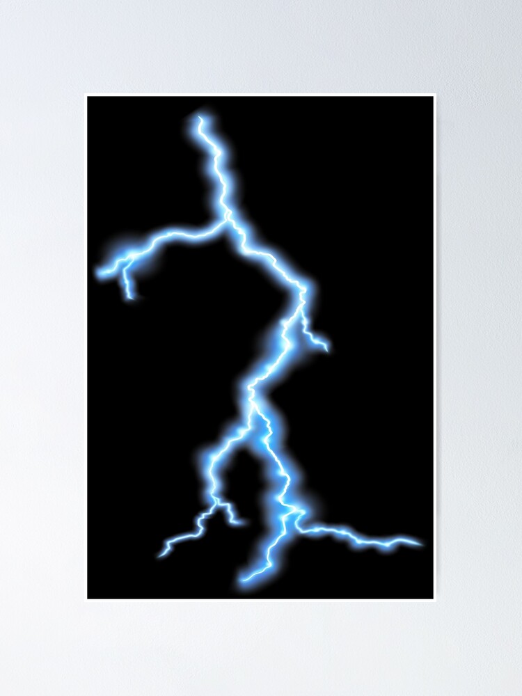 "Lightning ⚡" Poster for Sale by Your-Sensei | Redbubble