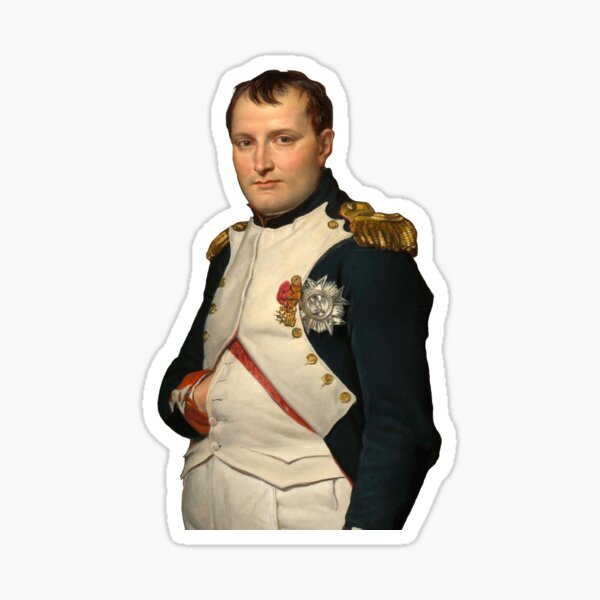 "Napoleon Bonaparte French military and political leader" Sticker for ...