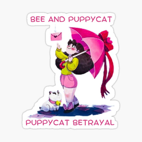 "bee and puppycat, Puppycat Betrayal" Sticker for Sale by ozopets ...