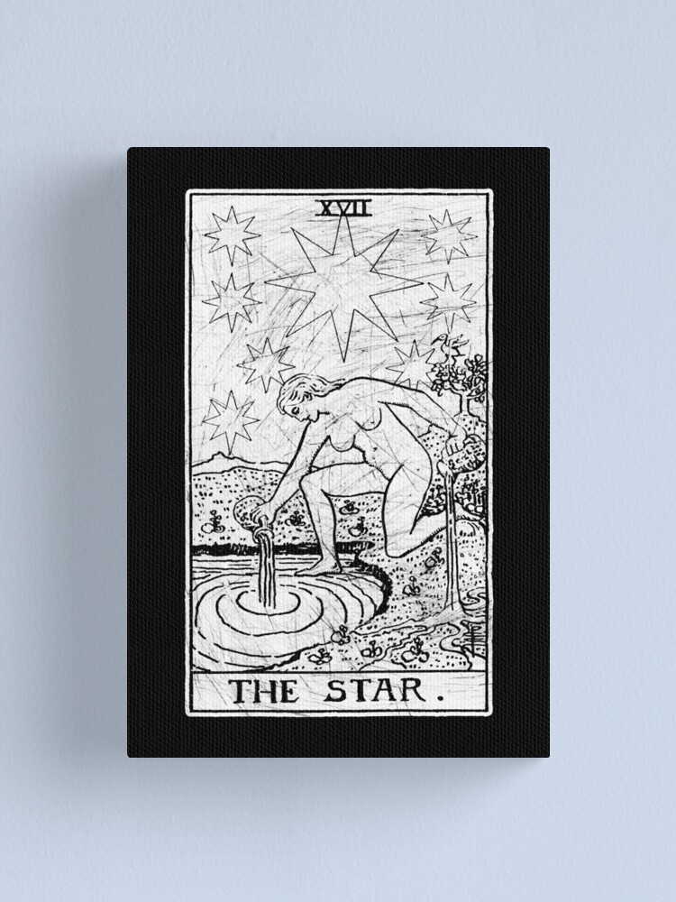 "The Star Tarot Card - Major Arcana - fortune telling - occult" Canvas ...