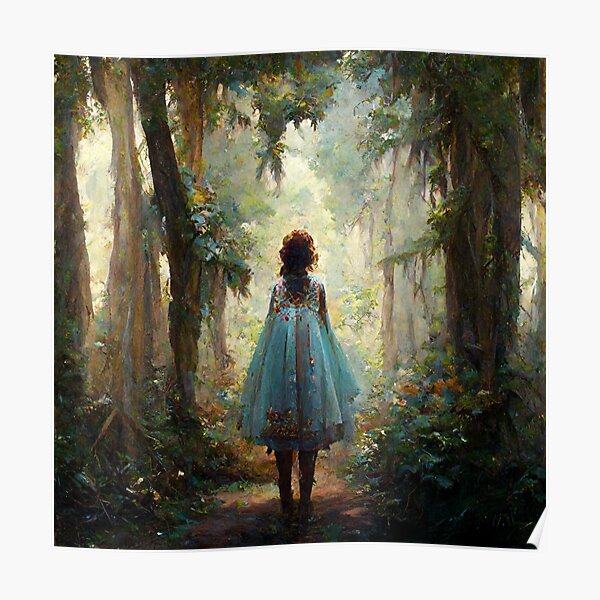 "Exploring the Enchanted Forest" Poster for Sale by amywester | Redbubble