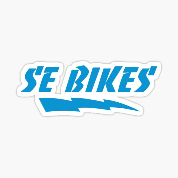 "SE Bikes Lighting Bolt" Sticker for Sale by brocklarock | Redbubble