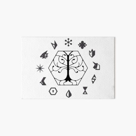 "EXO's Tree of Life with Symbols (New Version)" Art Board Print for ...