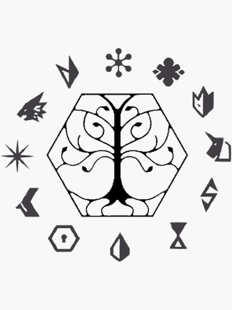 "EXO's Tree of Life with Symbols (New Version)" Sticker for Sale by ...