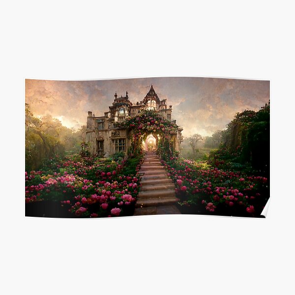 "Spring Court Manor | A Court of Thorns and Roses" Poster for Sale by ...