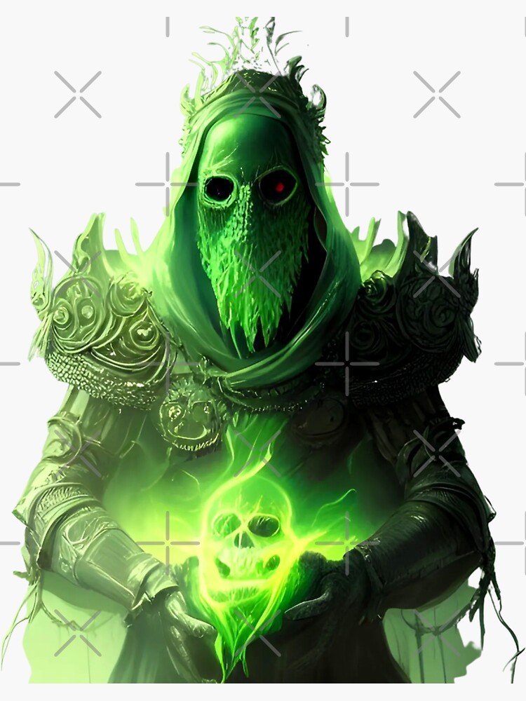 "SCARY DESIGN, CREEPY HALLOWEEN KNIGHT" Sticker for Sale by Thegreyrex ...