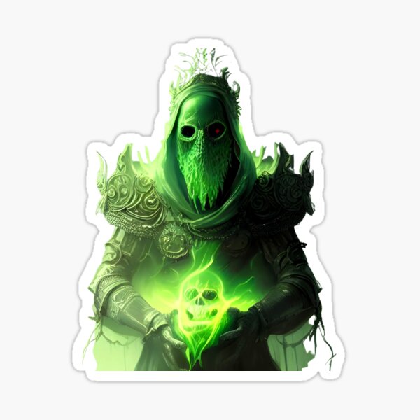 "SCARY DESIGN, CREEPY HALLOWEEN KNIGHT" Sticker for Sale by Thegreyrex ...