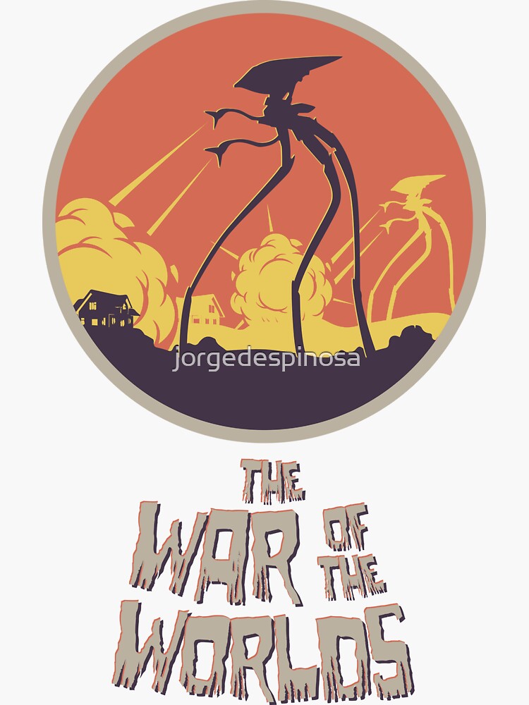 "TRIPOD ALIEN" Sticker for Sale by jorgedespinosa | Redbubble