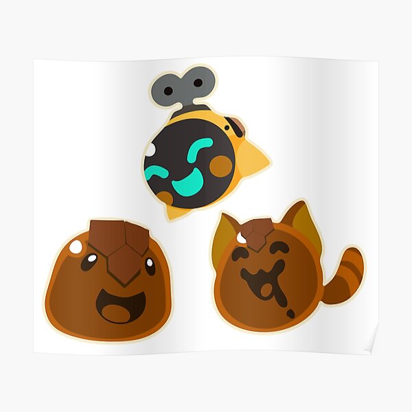 "Slime Rancher Honey Slimes and Bee Drone" Poster for Sale by ...
