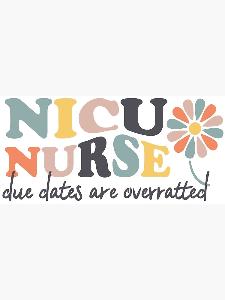"NICU Nurse retro graphic // Groovy Nicu Tee Shirts, Neonatal Icu ...