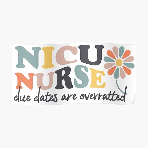 "NICU Nurse retro graphic // Groovy Nicu Tee Shirts, Neonatal Icu ...
