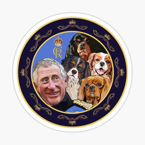 "King Charles III Accession Commemorative Art" Sticker for Sale by ...