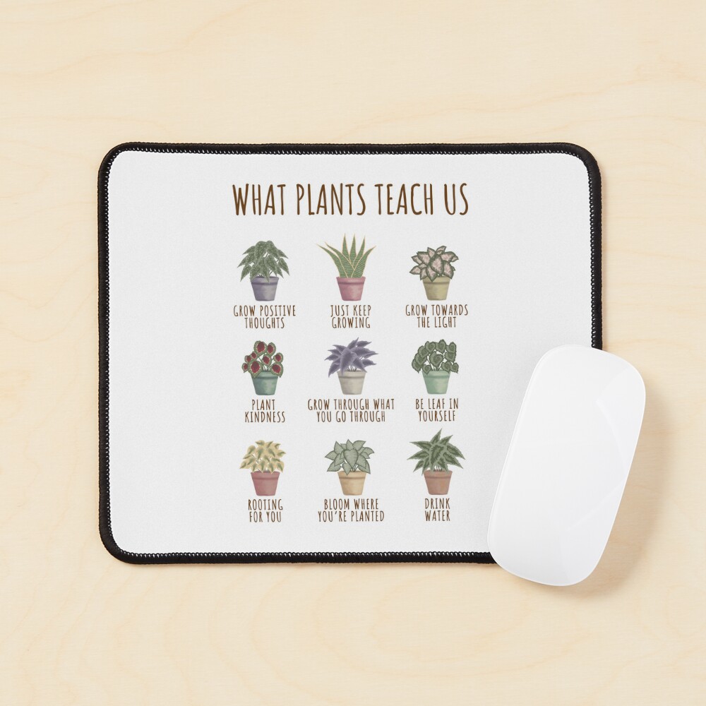 "What plants teach us" Poster for Sale by OwnDesignOnline | Redbubble