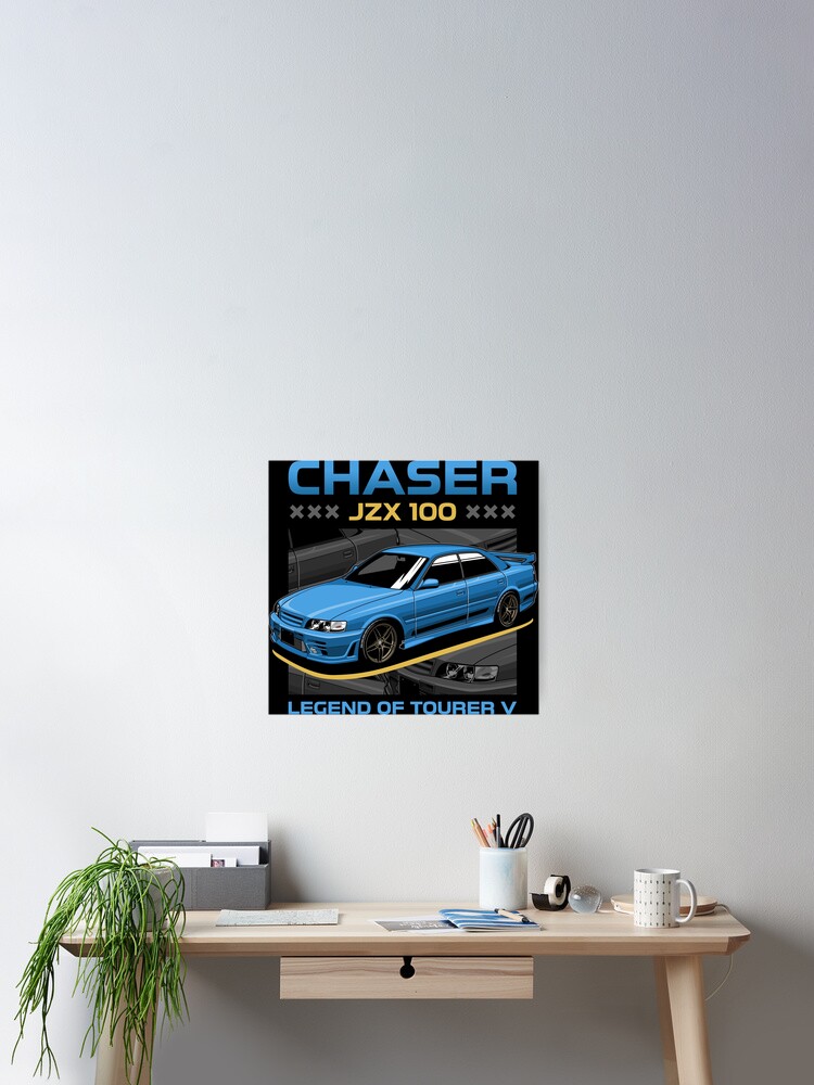 "Toyota Chaser JZX100 JDM " Poster for Sale by squeal tires | Redbubble