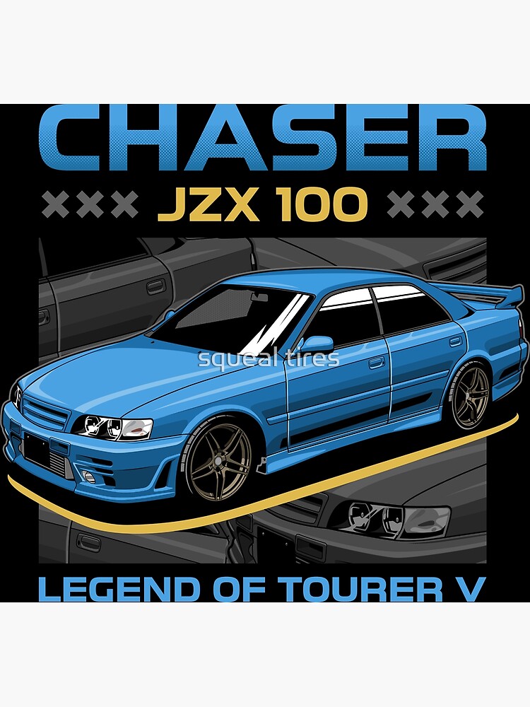 "Toyota Chaser JZX100 JDM " Poster for Sale by squeal tires | Redbubble