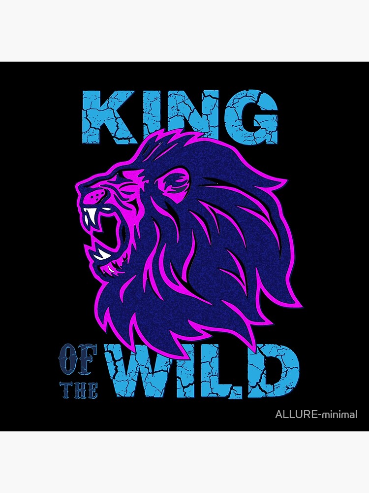 "King of the WILD - the lion king silhouette - be strong as a lion" Art ...