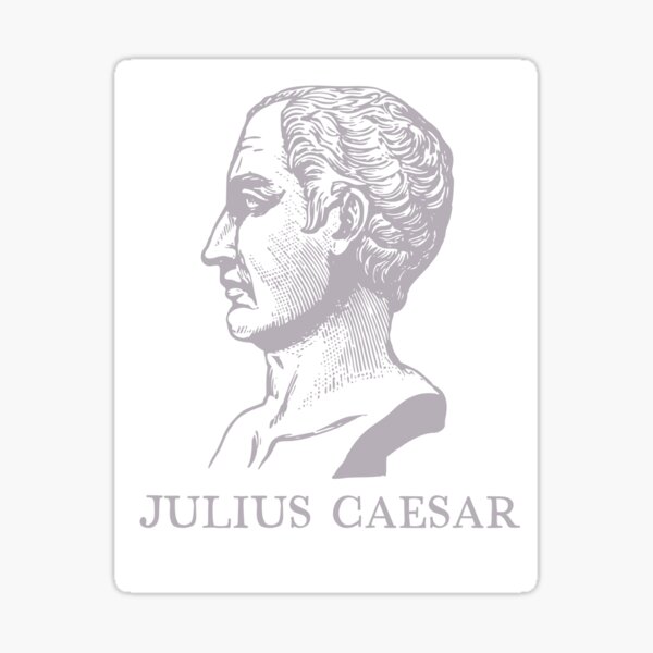 "Julius Caesar" Sticker for Sale by CastlesClassics | Redbubble