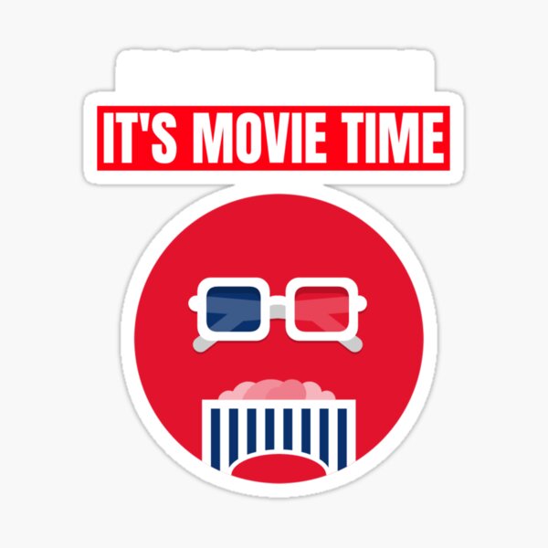 "DO NOT DISTURB!! IT'S MOVIE TIME" Sticker for Sale by MJ96-PRO | Redbubble