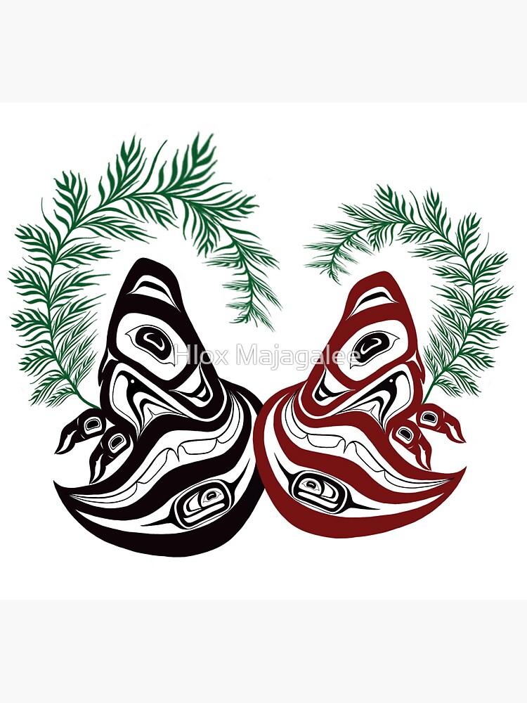 "Fox Dance - Native Art Design" Sticker for Sale by BlackOrcaSpirit ...