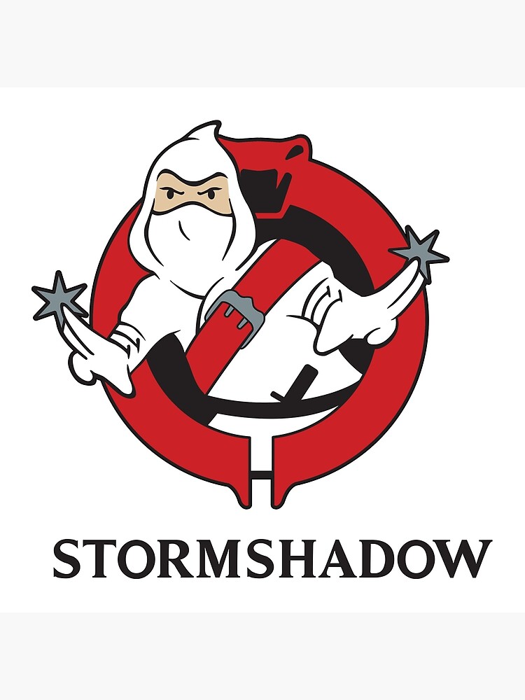 "Stormshadow retro logo" Art Print for Sale by PendragonDesign | Redbubble