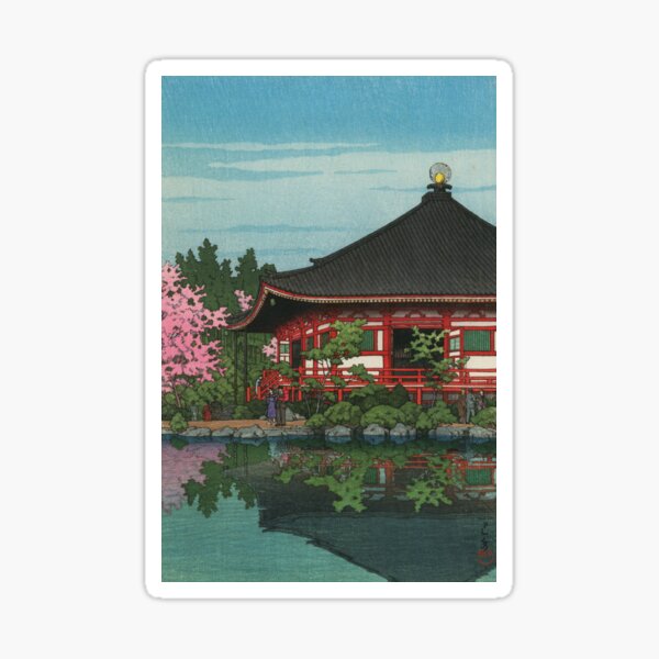 " Kawase Hasui Daigo Denpoin Japanese Woodblock Print Vintage East ...