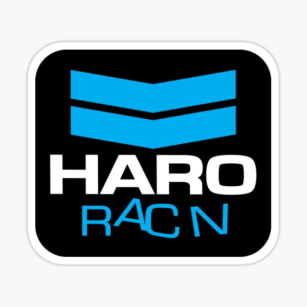 "HARO RACN BLUE/WHITE- Old School BMX" Sticker for Sale by YouWantThis ...