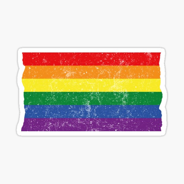 "LGBT+ Rainbow Flag Gay Queer" Sticker for Sale by absolutdesign ...