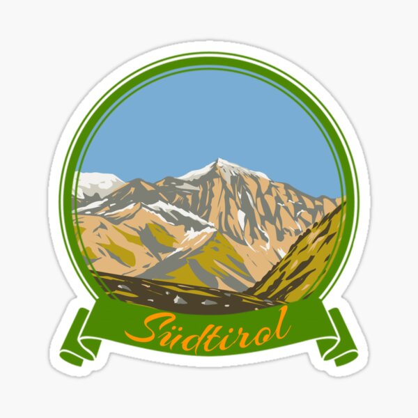 "South-Tirol" Sticker for Sale by b79seventynine | Redbubble