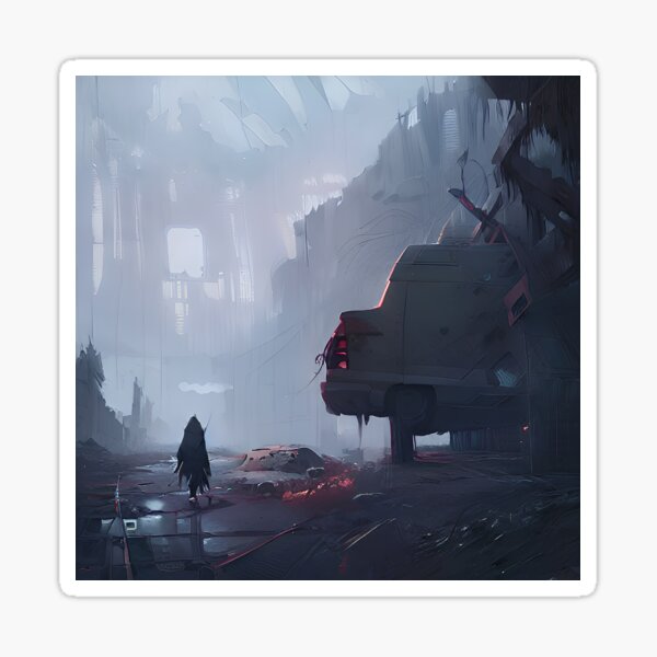 "Wanderer" Sticker for Sale by Miraje | Redbubble