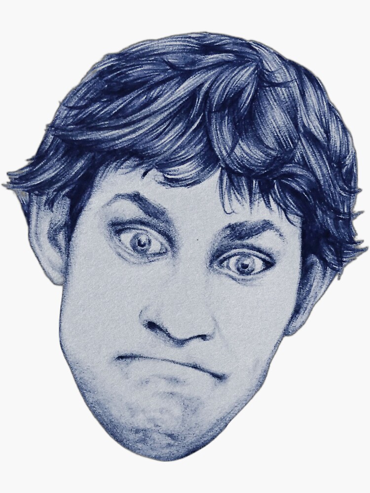 "Jim Halpert looks into the camera " Sticker for Sale by ChelsiaDawn23 ...