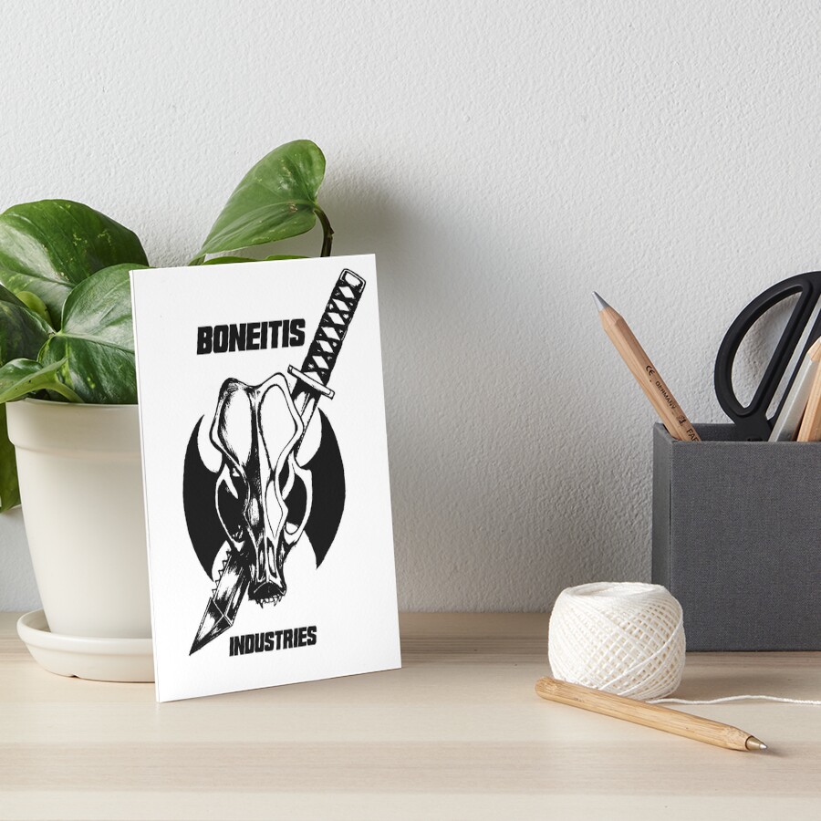 "Boneitis Industries Logo" Art Board Print by Boneitis | Redbubble