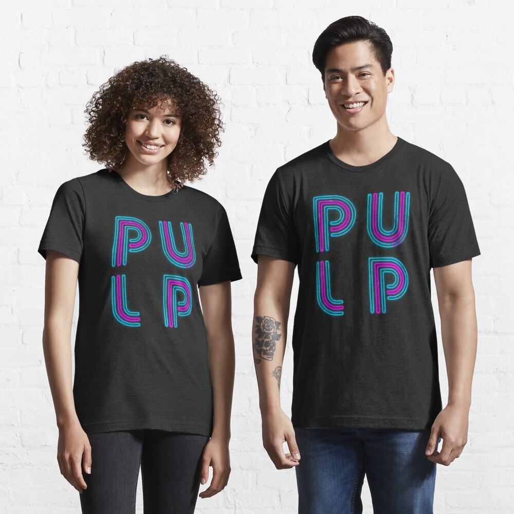 "Pulp - Neon Logo" T-shirt for Sale by RadioDesigns | Redbubble | pulp ...
