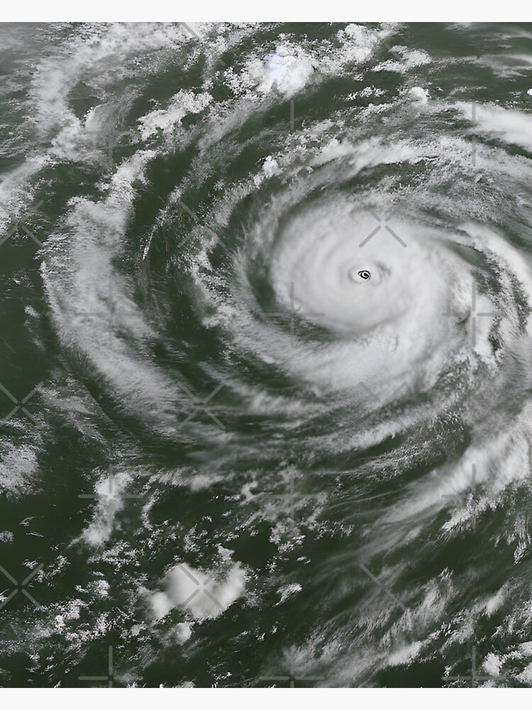 "Satellite Veiw of a Hurricane " Sticker for Sale by winterswinner ...