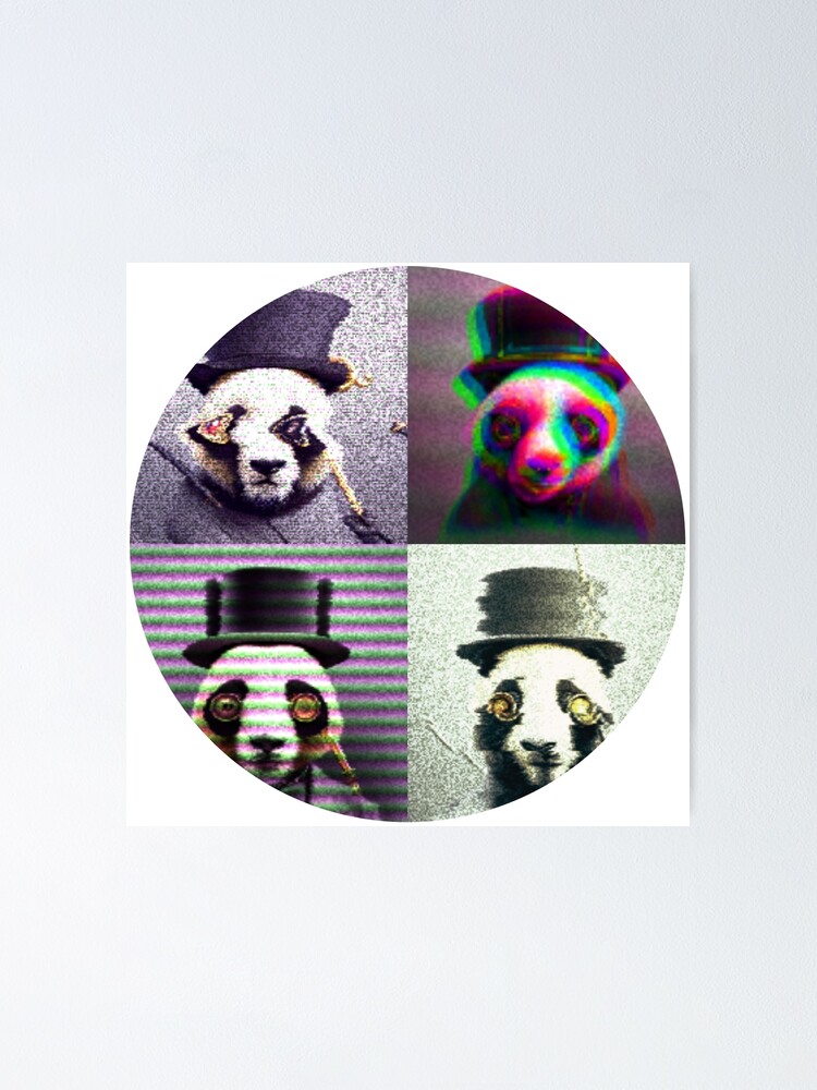 "Bad Pandas" Poster for Sale by rovtobuno | Redbubble