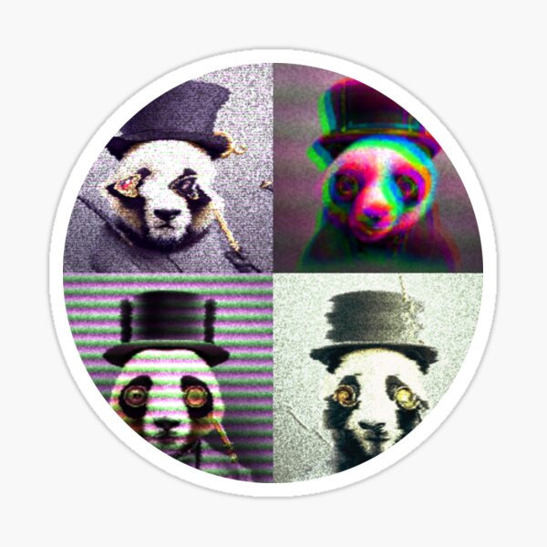 "Bad Pandas" Sticker for Sale by rovtobuno | Redbubble