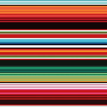 "Sarape mexican blanket vibrant southwest modern serape pattern" Poster ...
