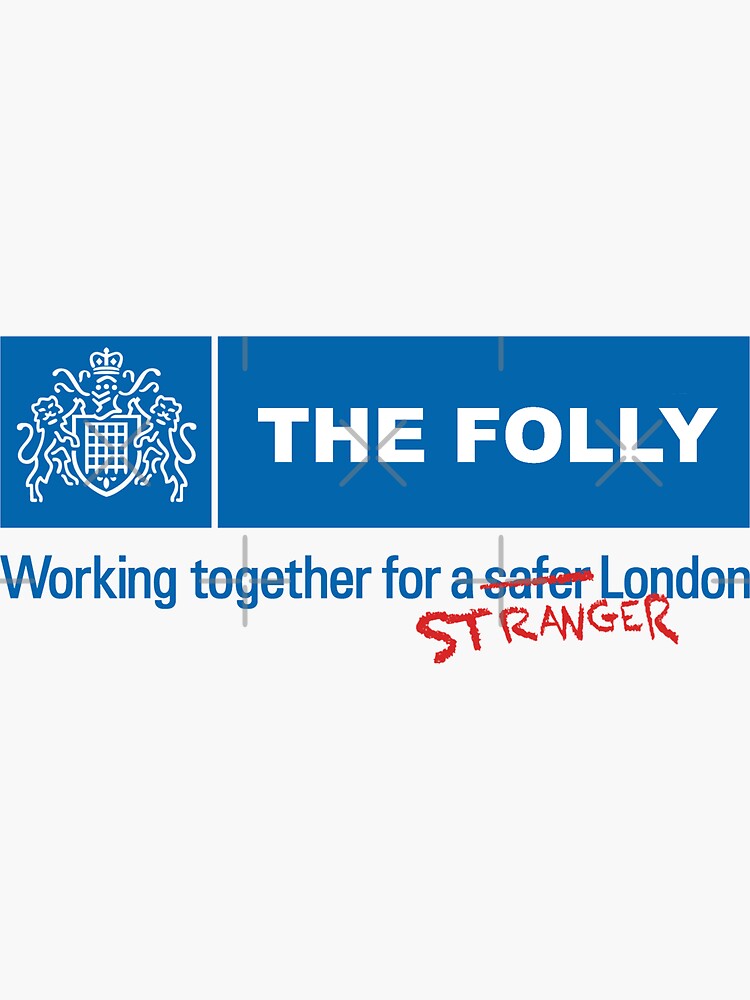 "The Folly" Sticker for Sale by CoryRoberts | Redbubble