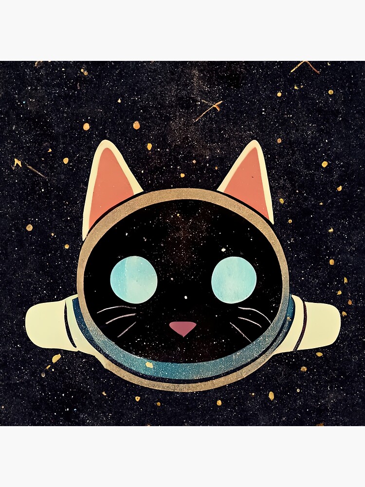 "astro cat" Poster for Sale by Chillapy | Redbubble