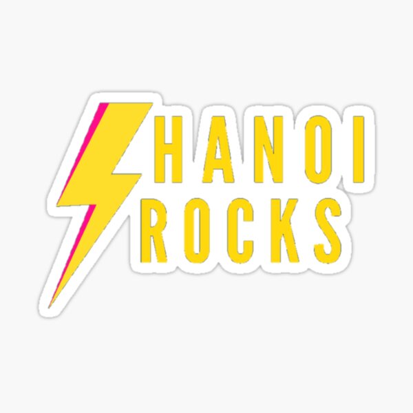 "Hanoi rocks" Sticker for Sale by YANDAL | Redbubble