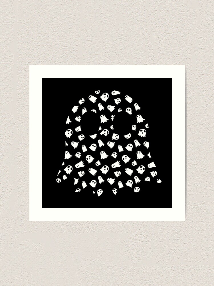 "Cute Negative Space Spooky Ghost - Pattern - Halloween - by No Reason ...