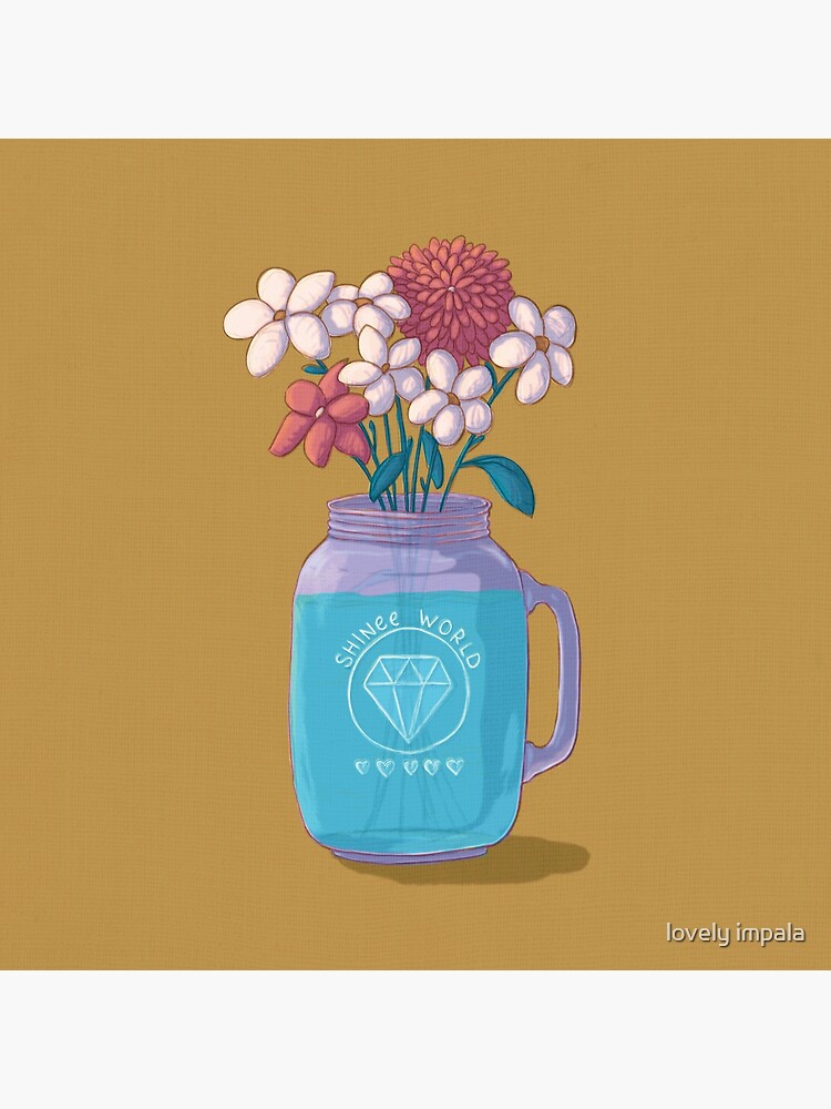 "SHINee Flower Jar" Poster for Sale by tantone15 | Redbubble