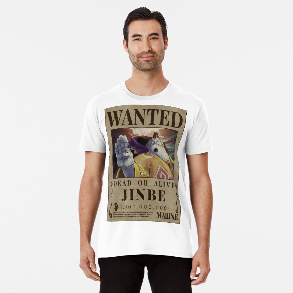 "Jinbe Wanted Poster One Piece Jimbei Bounty Poster" Art Board Print ...