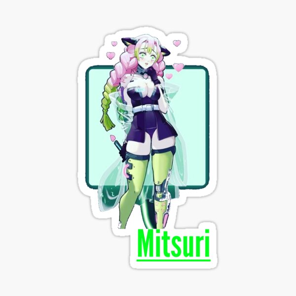 "Demon slayer mitsuri" Sticker for Sale by sunwukong-sage | Redbubble