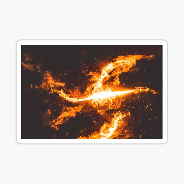 "Fire Dragon" Sticker for Sale by touzaniabdou | Redbubble