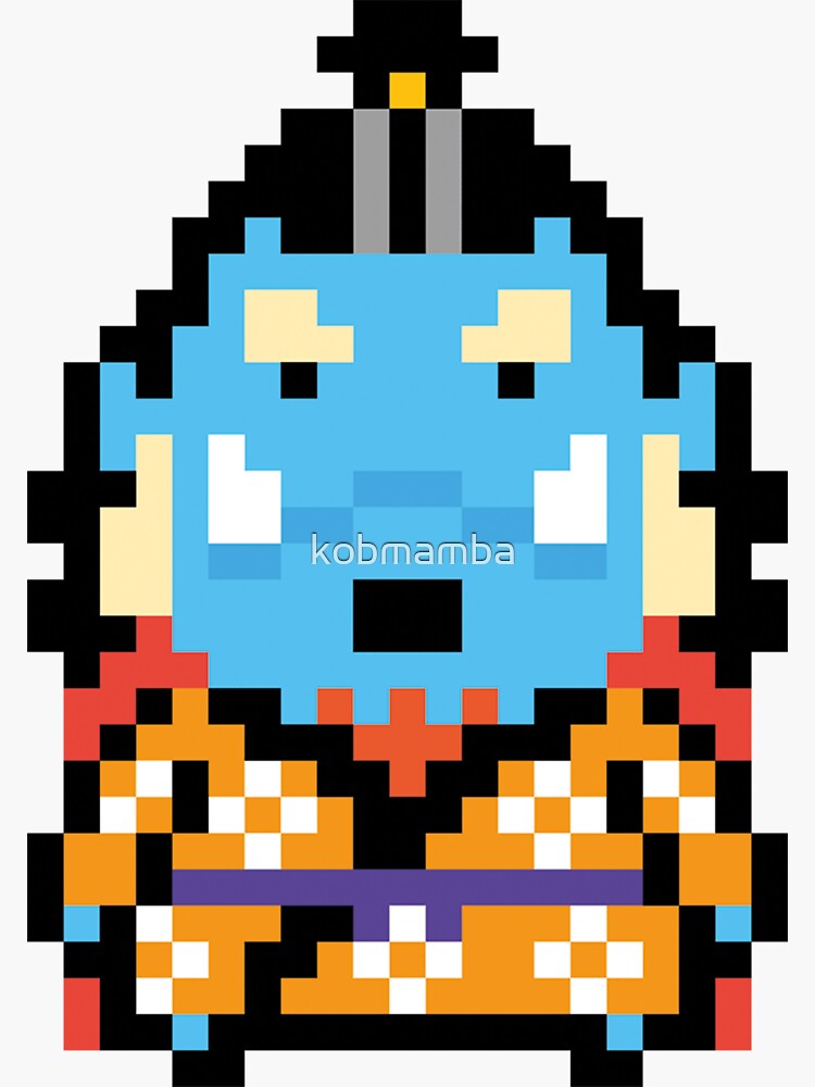 "One Piece Jimbei Pixel Art" Sticker for Sale by kobmamba | Redbubble