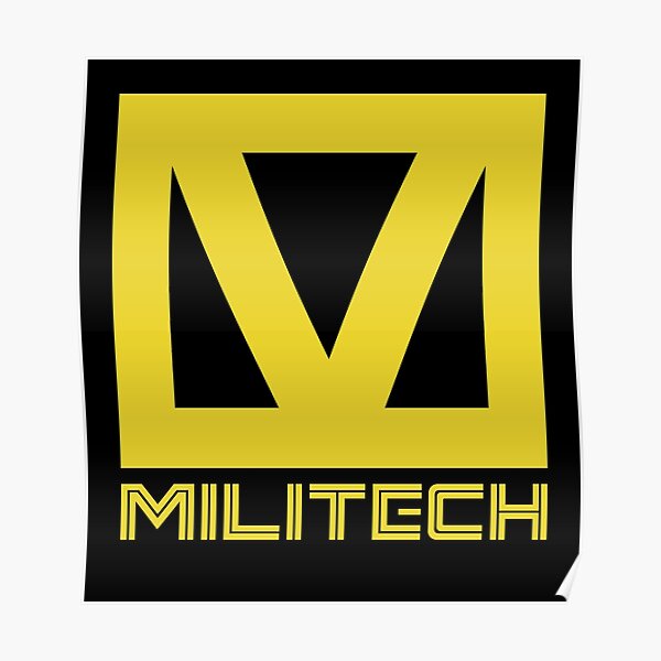 "Cyberpunk Militech Logo" Poster for Sale by Reds94 | Redbubble