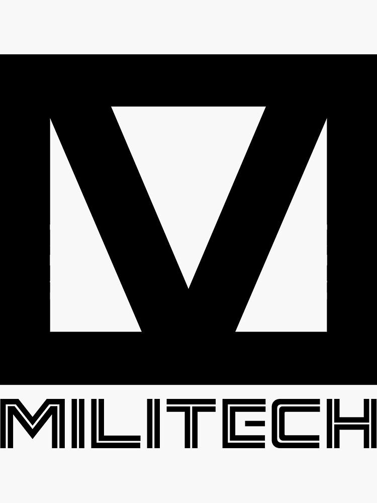 "Cyberpunk Militech Logo - Black" Sticker for Sale by Reds94 | Redbubble