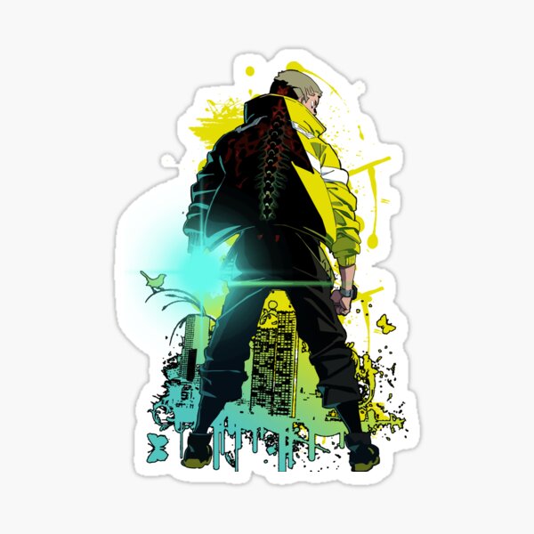 "david edge runner" Sticker for Sale by Sarkitawo | Redbubble